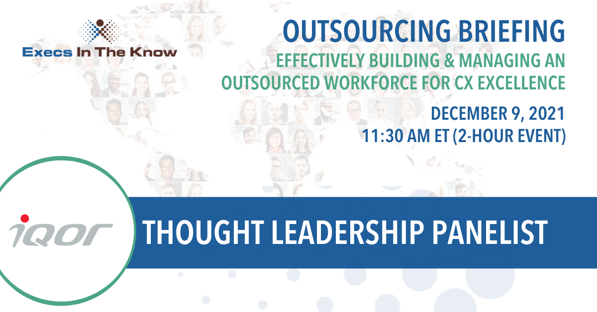 COO to speak at Execs in the Know | iQor