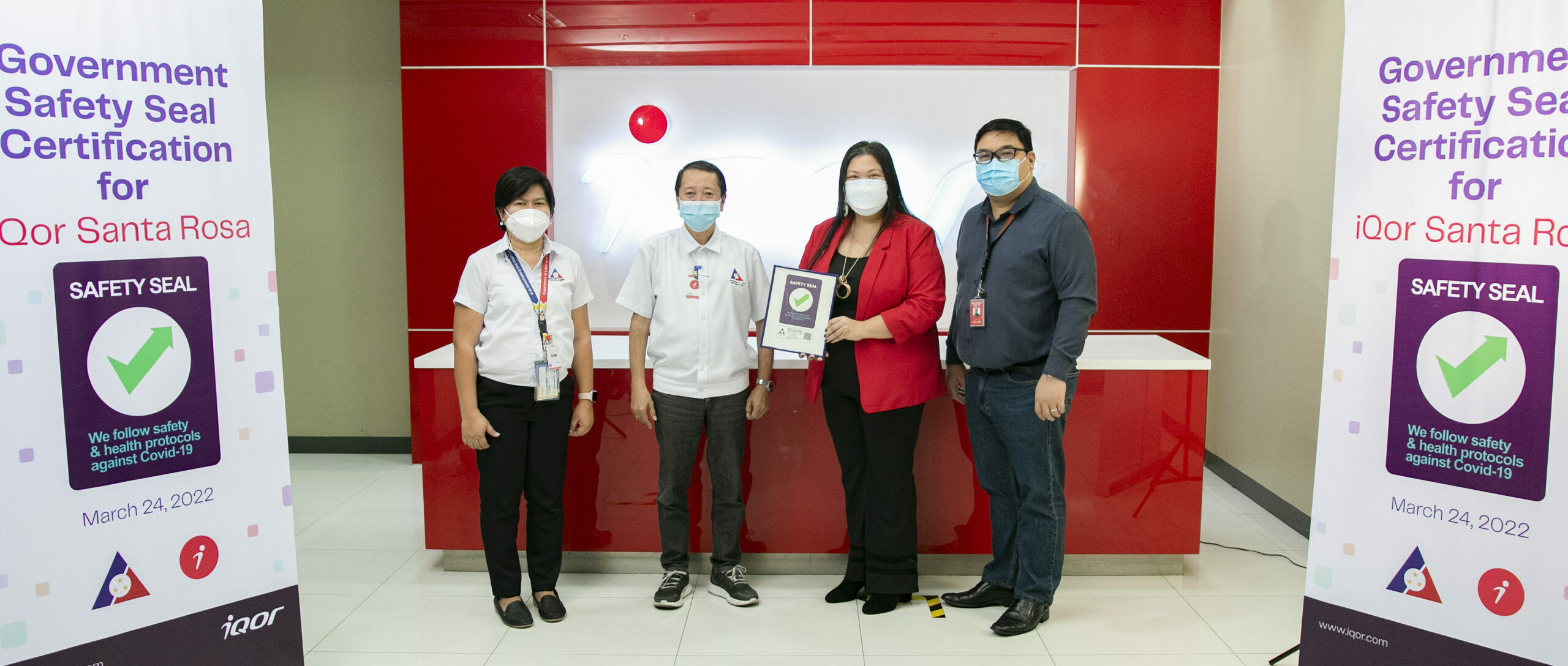 iQor Earns Government Safety Seal in Santa Rosa | iQor