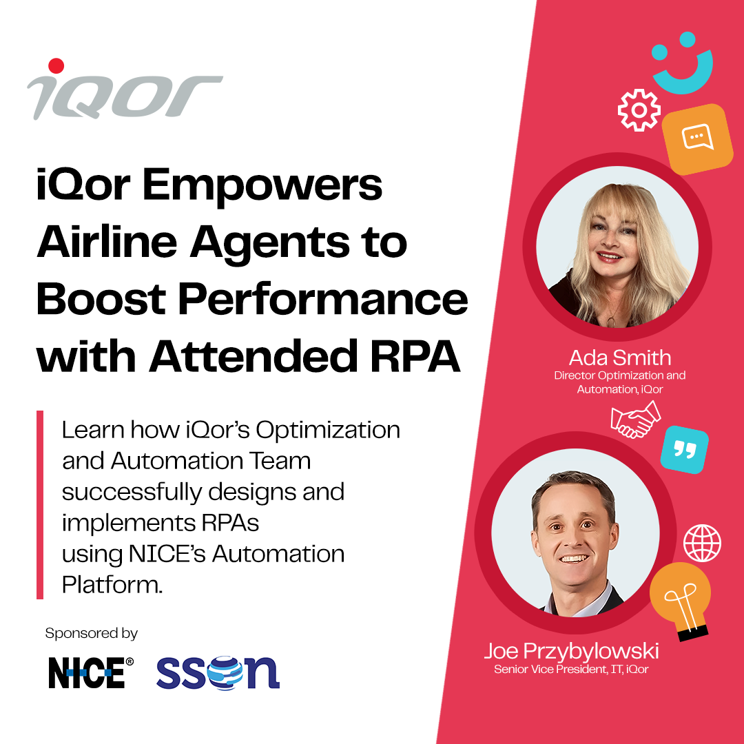 iQor Empowers Airline Agents to Boost Performance with Attended RPA | iQor